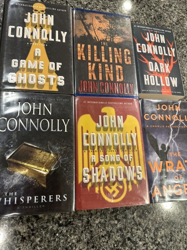 John Connolly📚 Lot of 6 Books Charlie Parker Mysteries Ex-Library HC ...