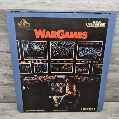War Games (1983) RCA Selectavision Video Disc CED Vintage RARE Not ...