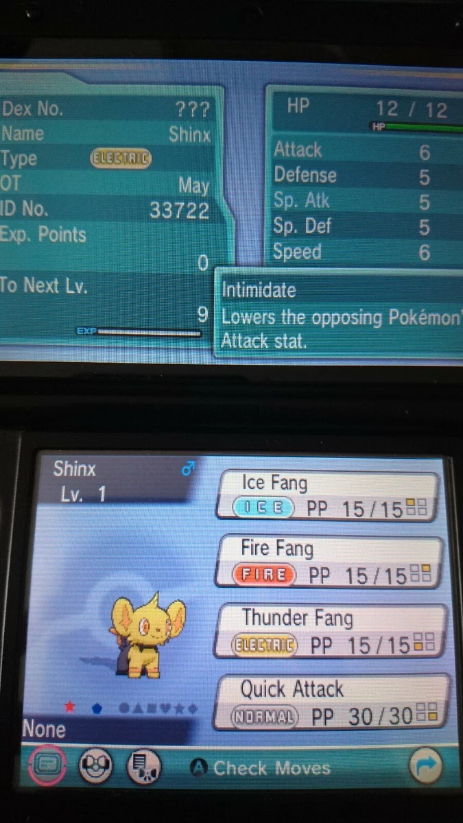 Shiny Shinx Pokemon X