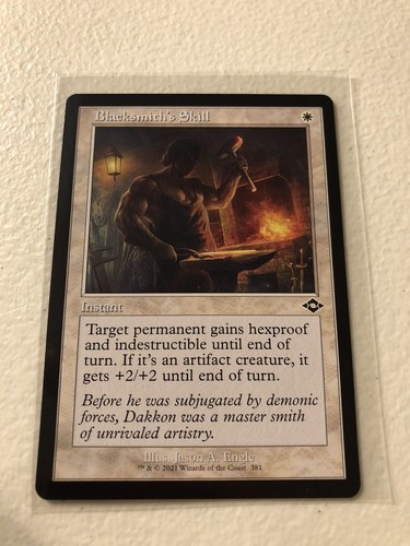 Blacksmith’s Skill Retro NON FOIL Modern Horizons 2 MH2 MTG Magic Pack ...