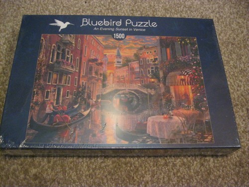 BLUEBIRD 1500 PIECE PUZZLE AN EVENING SUNSET IN VENICE DOMINIC DAVIDSON ...