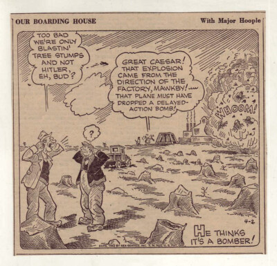 Our Boarding House w/ Major Hoople - 26 large comic panels - Complete ...