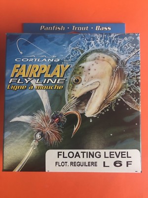 Cortland FairPlay Level L6F Floating Fly Line 25Yards FREE SHIPPING | eBay