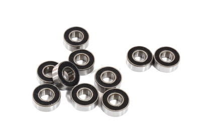 Low Friction Rubber Sealed Ball Bearings (10) 5x11x4mm for RC Vehicles ...