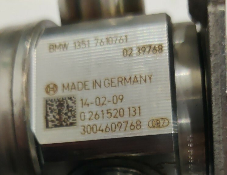 11-15 OEM BMW E88 E92 F30 F10 F12 X1 X6 Engine N55 HPFP High Pressure ...