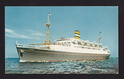 vintage Holland America Line SS Ryndam ship Netherlands postcard | eBay
