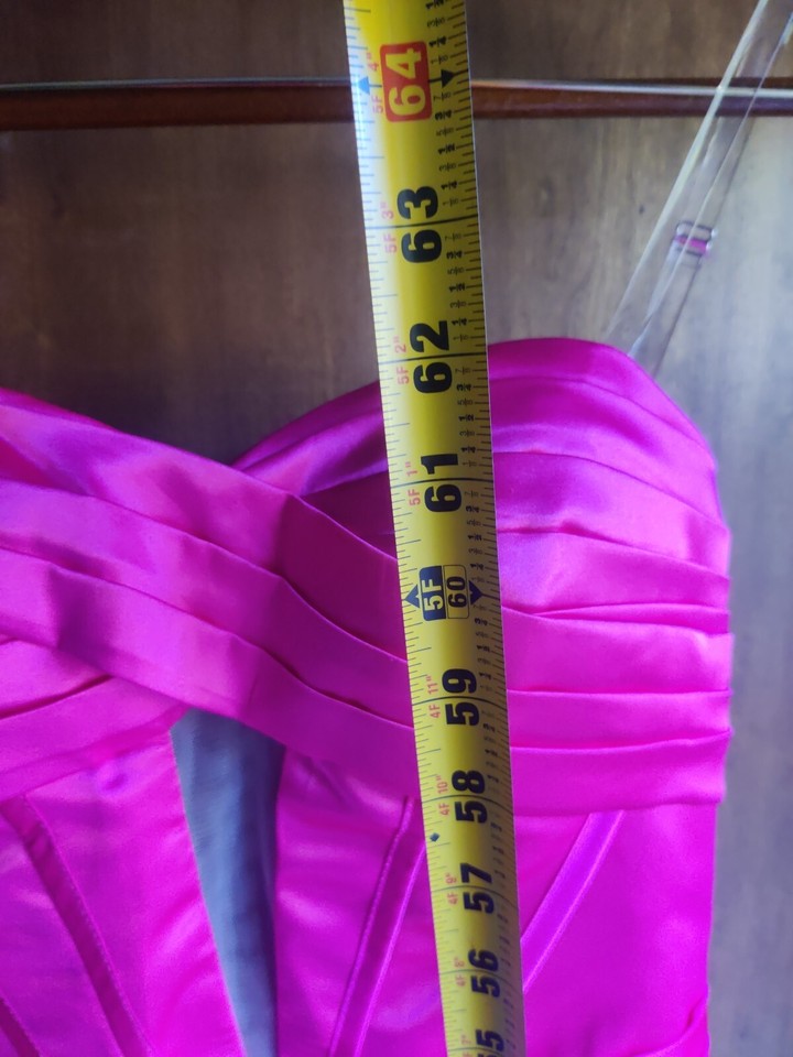 New BXZ Occasions Prom Gown Bridesmaid Dress Size 6 HOT Pink Fuscia ...