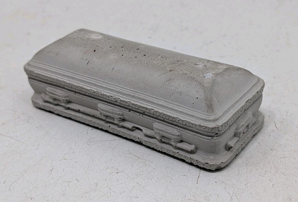 Coffin Casket Salesman Sample Size Paper Weight Funeral Novelty Statue ...