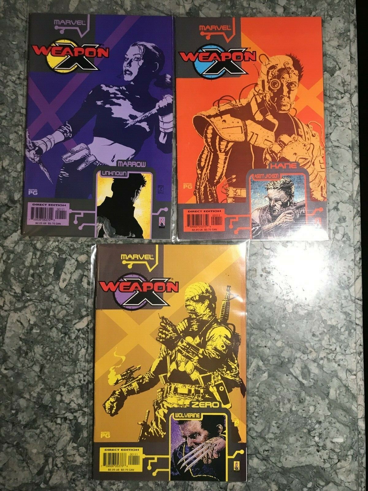 Weapon X: The Draft 2002 Set One-Shots High Grade 9.4 Marvel Comic ...