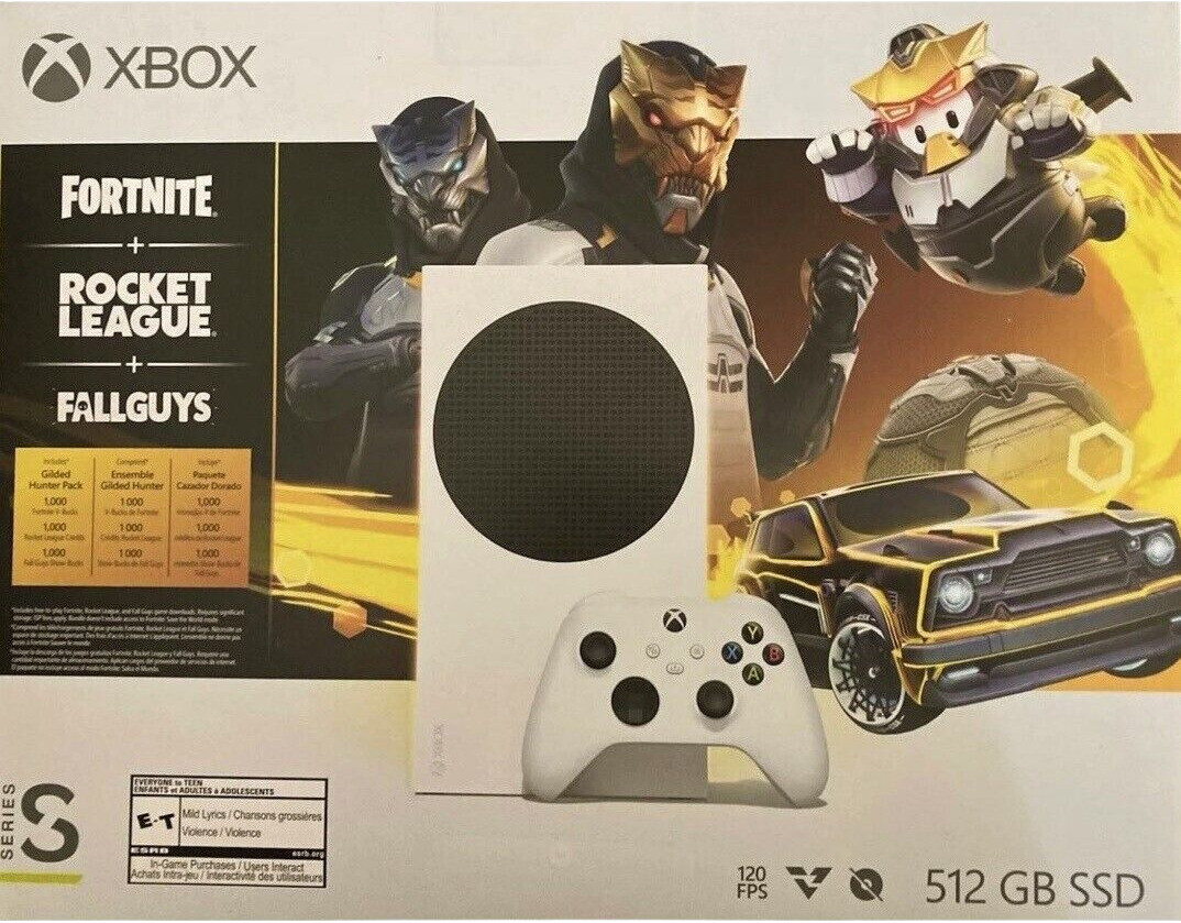 Microsoft Xbox Series S Gilded Hunter Bundle 512 GB Home Console ...