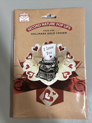 Second Nature Pop Ups Hallmark Happy Valentine’s Day Card W Envp. | eBay