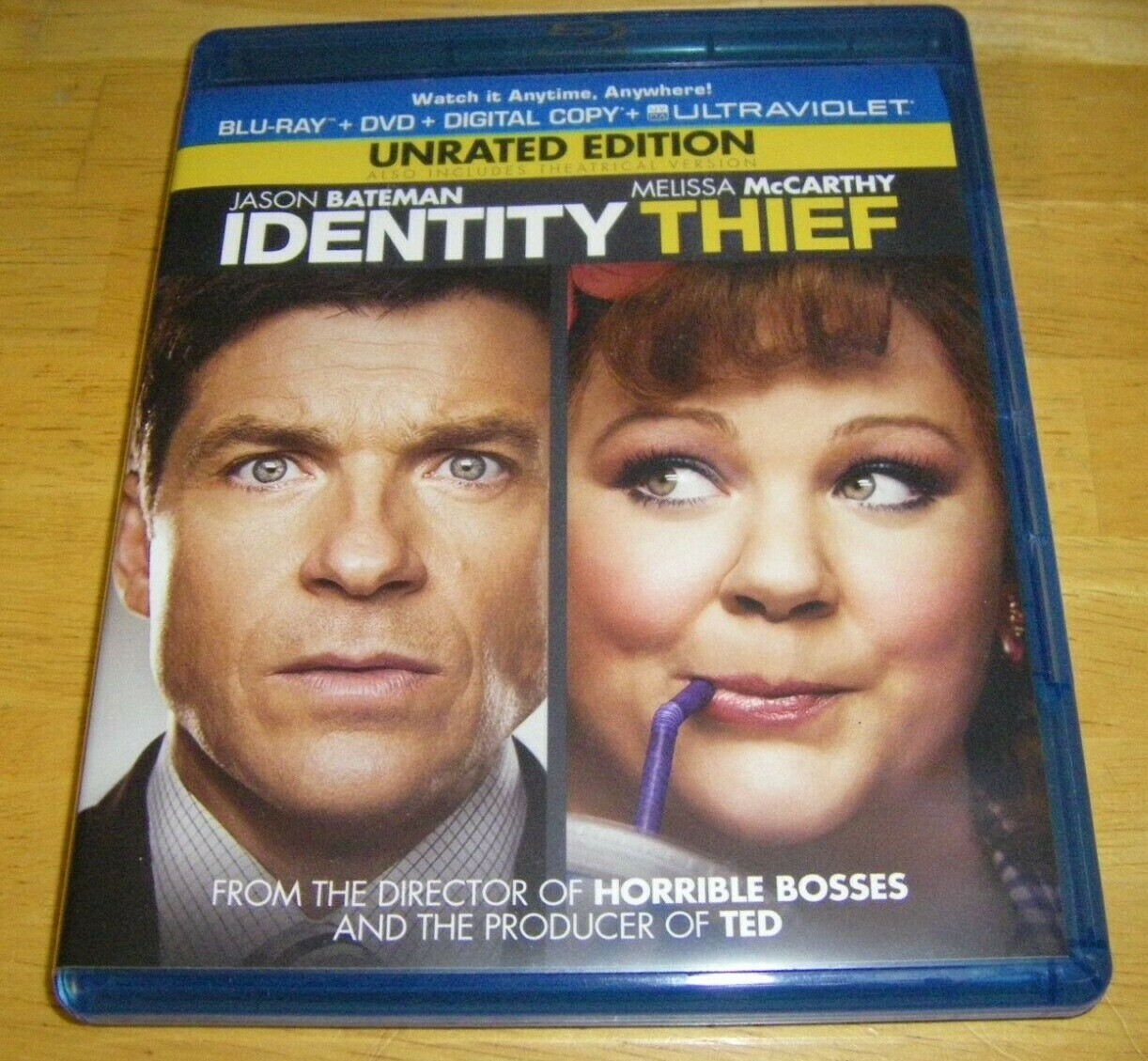 Identity Thief Blu-Ray + DVD + Digital HD + Ultraviolet Unrated Edition ...