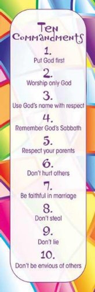 10 Commandments List In Spanish