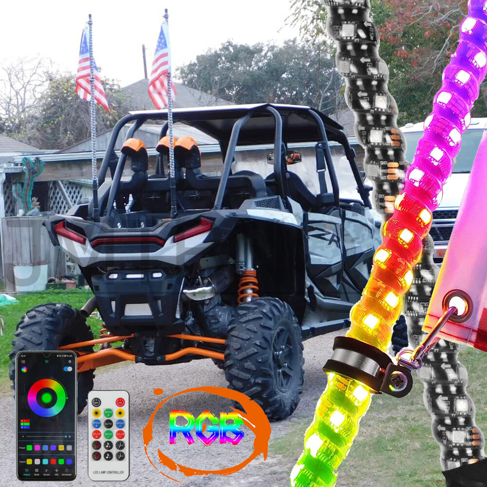 Led Whips For Rzr