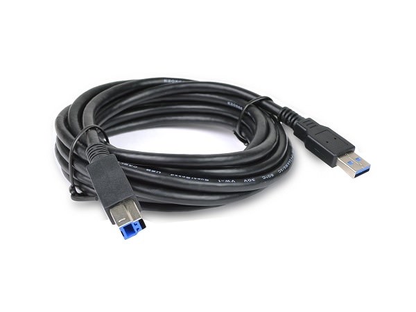 10ft SuperSpeed USB 3.0 Type A to B Male Cable for Cameras/Printers ...