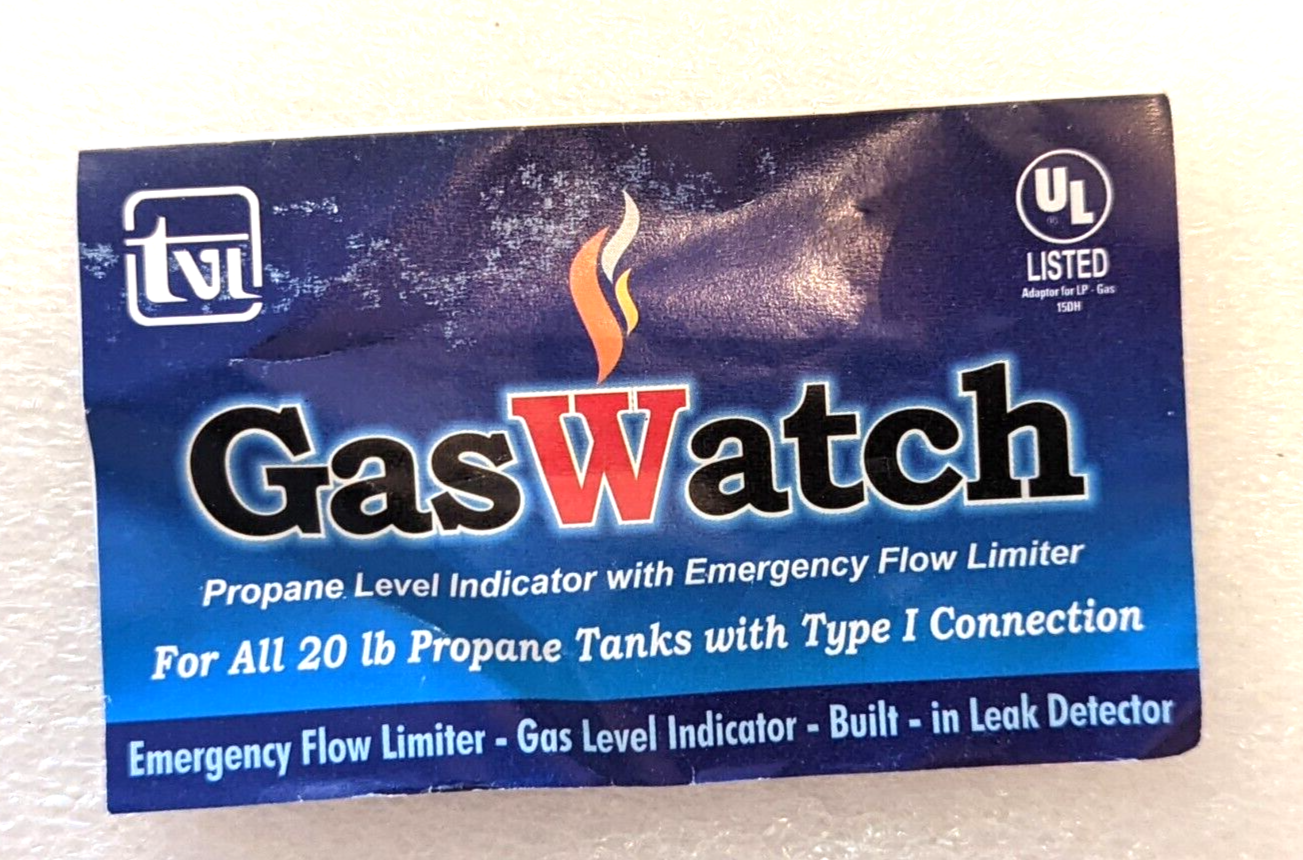 Gas Watch Propane Tank Level Gauge, Leak Detector, Emergency Flow ...