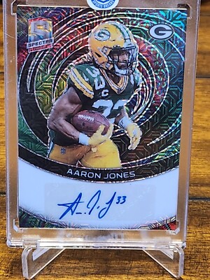 2023 Spectra Signatures Celestial Autograph /25 Aaron Jones Green Bay ...