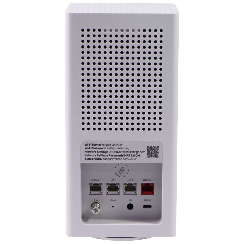 Verizon FIOS Wireless Gateway Router - Tri-Band Wi-Fi 6E - White ...