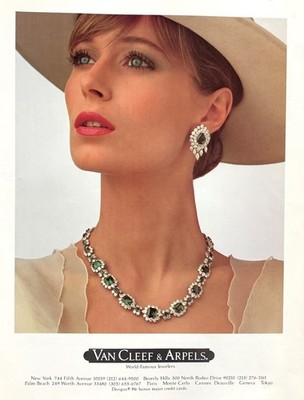 1982 VAN CLEEF & ARPELS World-Famous Jewelers Vintage PRINT AD | eBay