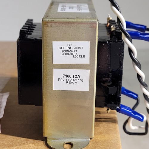 FCI 7100 Transformer TXA Fire Alarm Control Panel Power Supply 1120 ...