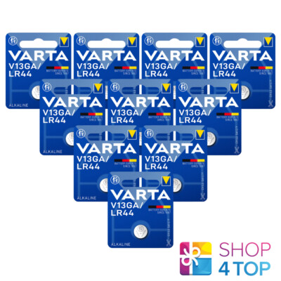 10 VARTA V13GA LR44 ALKALINE BATTERY CELL BUTTON BATTERIES EXP 2024 1 ...