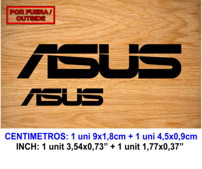 ASUS VINILO PEGATINA VINYL STICKER DECAL AUFKLEBER AUTOCOLLANT ADESIVI ...
