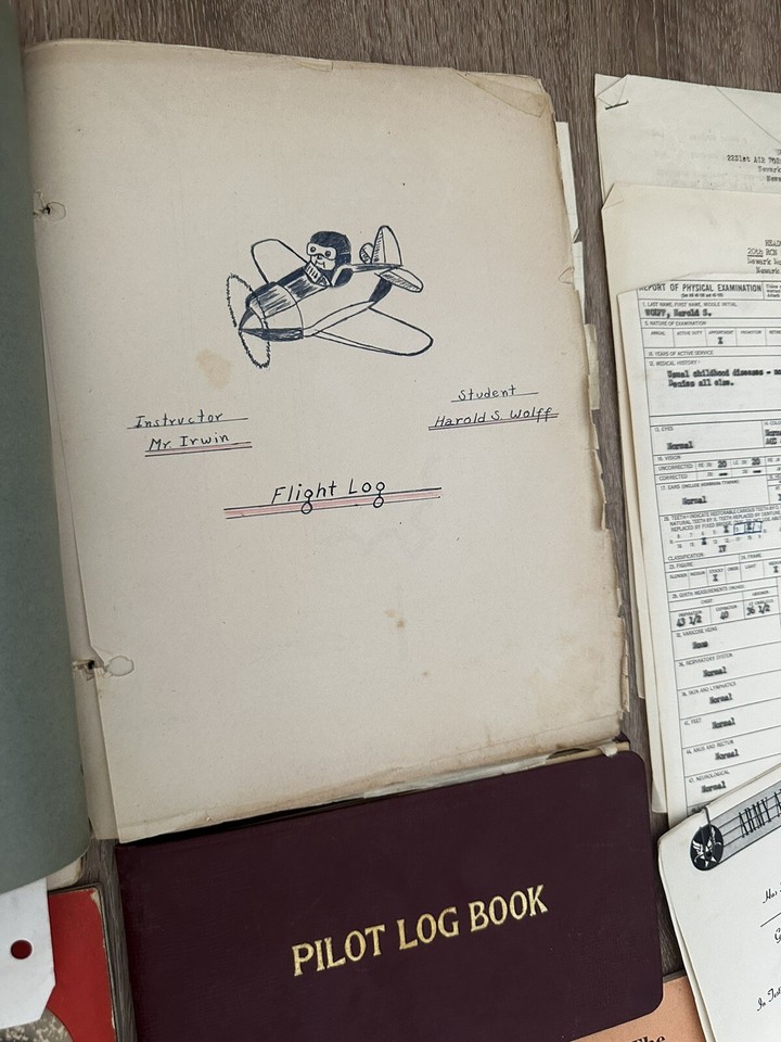 WW2 US Army Air Corps P-51 Pilot Documents | eBay