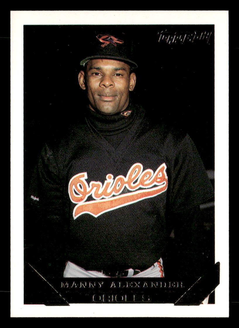 Manny Alexander 1993 Topps Card #587 Baltimore Orioles | eBay