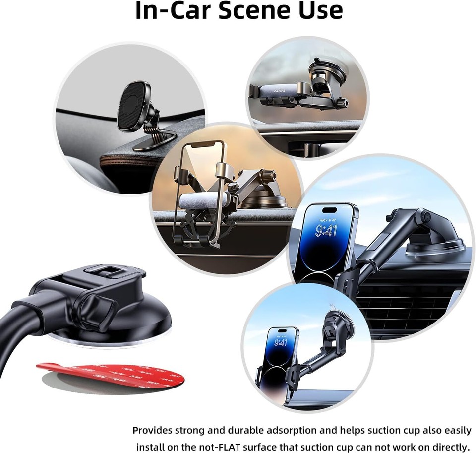 3M Double Sided Adhesive Pads.3M VHB Sticky Dash Cam Mounting Tape.Car ...