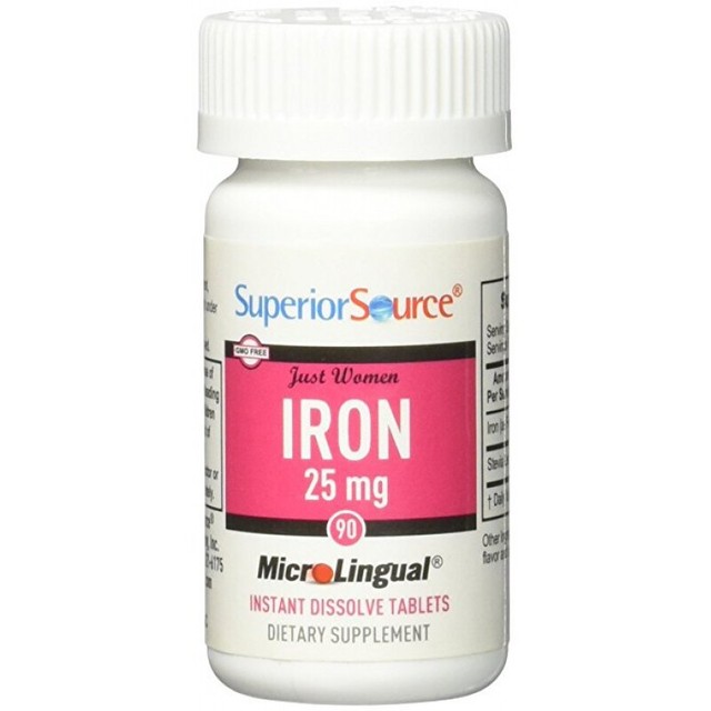 Just Women Iron 25 MG Superior Source 90 Sublingual Tablet for sale ...