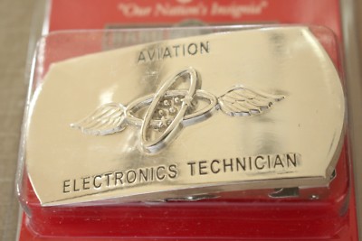 USN NAVY SHIP SHORE AVIATION ELECTRONICS TECHNICIAN RATE SPECIALTY BELT ...