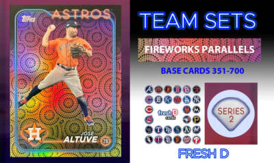 2024 Topps Series 2 Fireworks Holiday Team Set New York Mets Alvarez ...