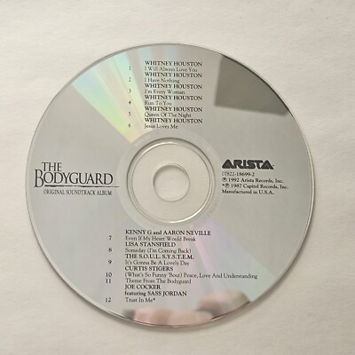 Various - The Bodyguard Film Soundtrack (Audio CD - Used) Disk Only Pop ...