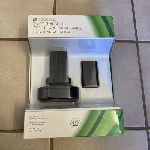 Xbox 360 Quick Charge Kit Black NEW Sealed Box 885370145618| eBay