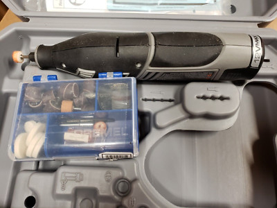 Dremel 8220 12V ‎5000 RPM Cordless Rotary Tool w/Battery & case & acc ...