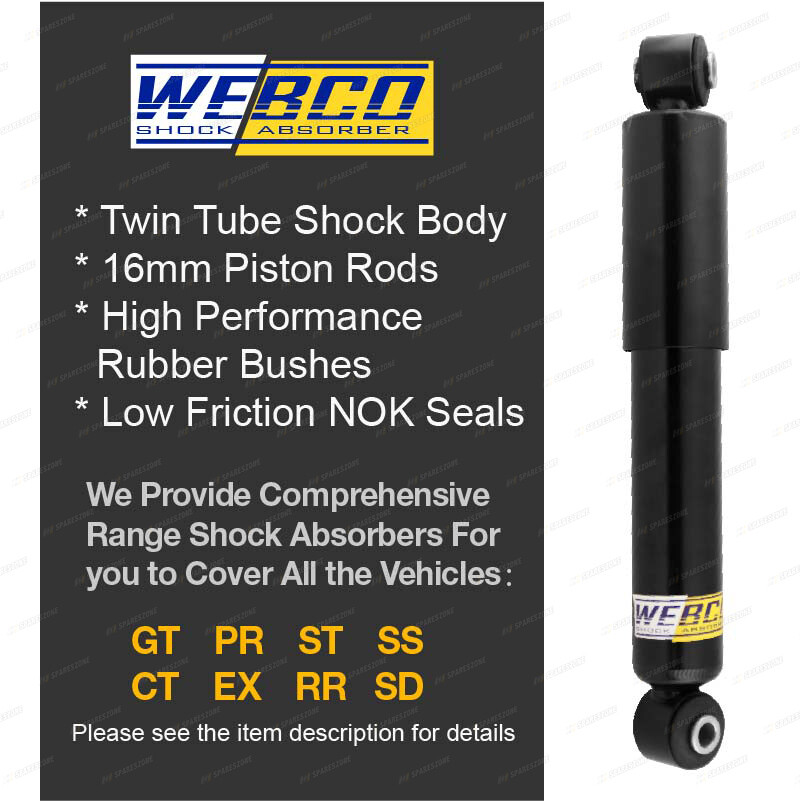 Rear Webco Shock Absorbers Raised King Springs for Suzuki Sierra SJ80 ...