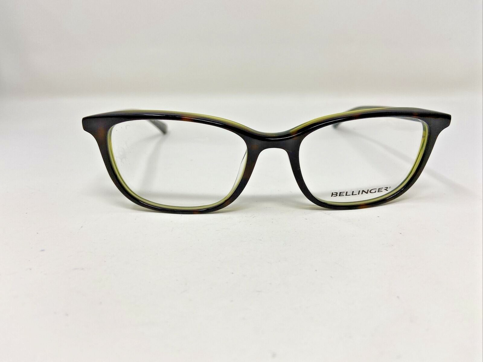 BELLINGER Eyeglasses Frames Mood 232 52-18 Tortoise/Green Full Rim J724 ...