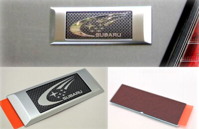 Subaru 02-07 Rear Carbon SWRT SUBARU 93073FE850 Genuine Impreza WRX STi ...