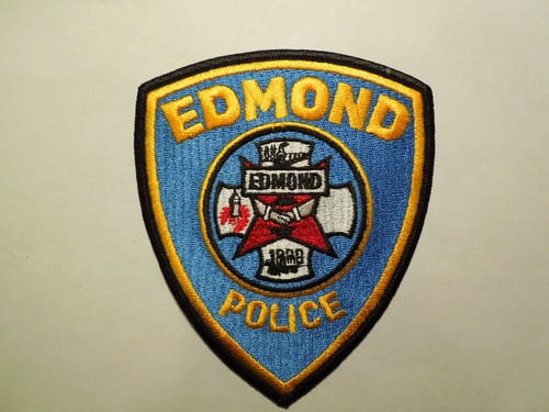 Vintage Edmond Oklahoma Police Patch W/ Town Seal | eBay