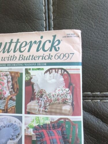 Vintage 1992 Pillow Patterns 8 Sewing Pattern 6097 Butterick | eBay