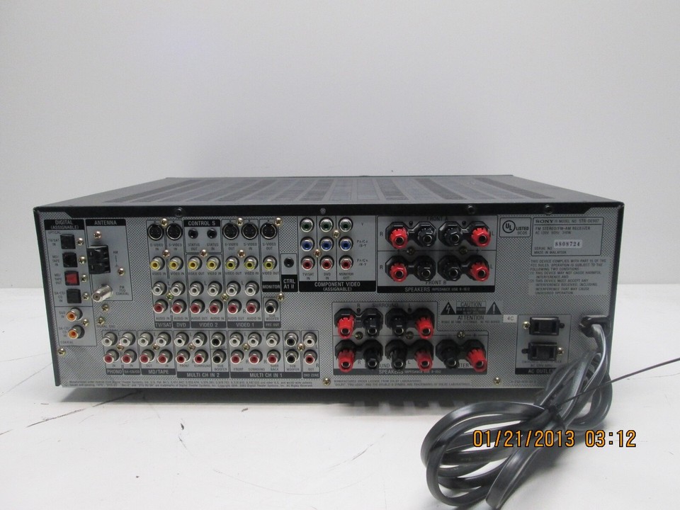 Sony STR-DE997 Dolby Digital FM AM Stereo Receiver | eBay
