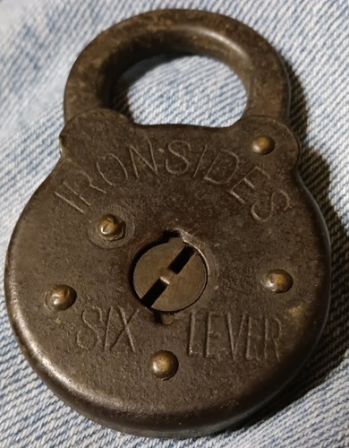 Old Ironsides Six Lever Lock No Key | eBay