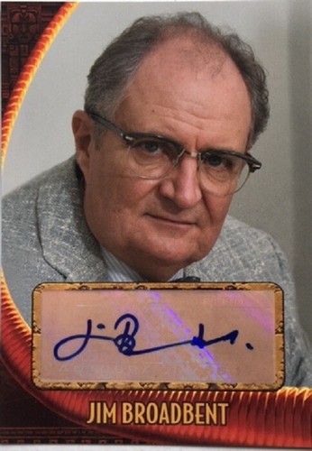 Jim Broadbent as Dean Charles Stanforth Autograph from Indiana Jones ...