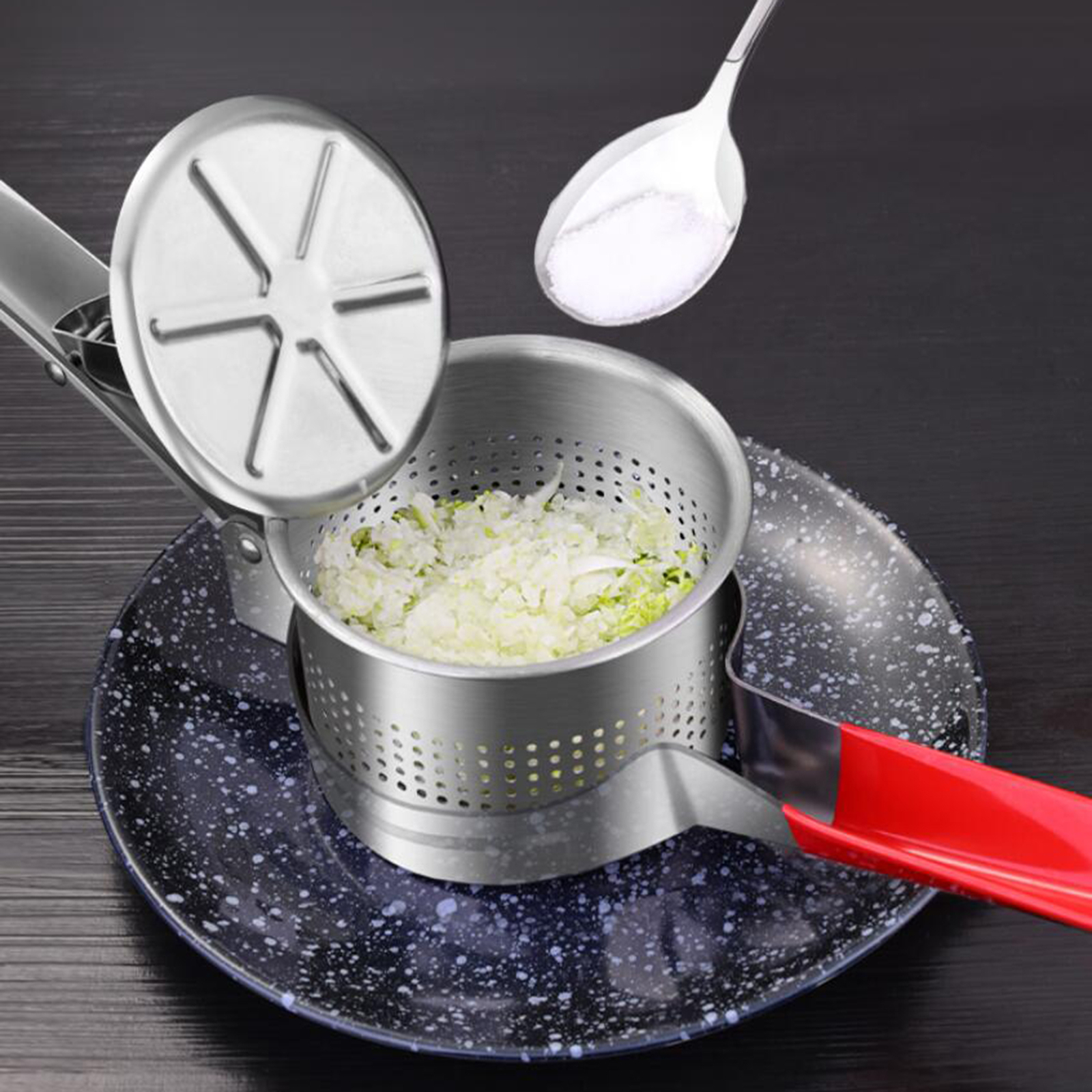 Rice Masher Heavy Duty Juicing Manual Garlic Press Crusher Rice Masher ...
