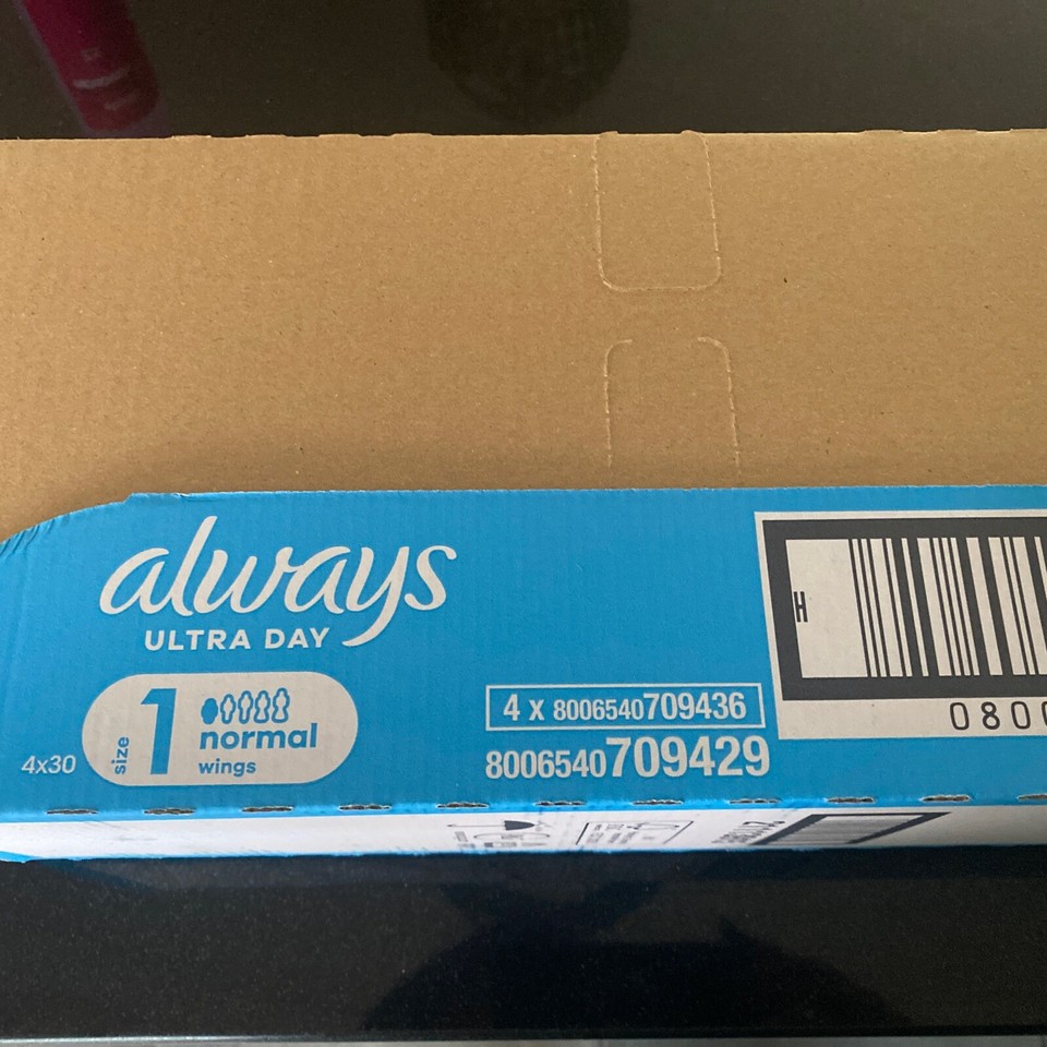 Always Ultra Day Normal Pads Size - 1, 3 x Protection, 120 Pads - NEW ...