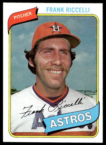 1980 Topps 247 Frank Riccelli Houston Astros Baseball Card | eBay