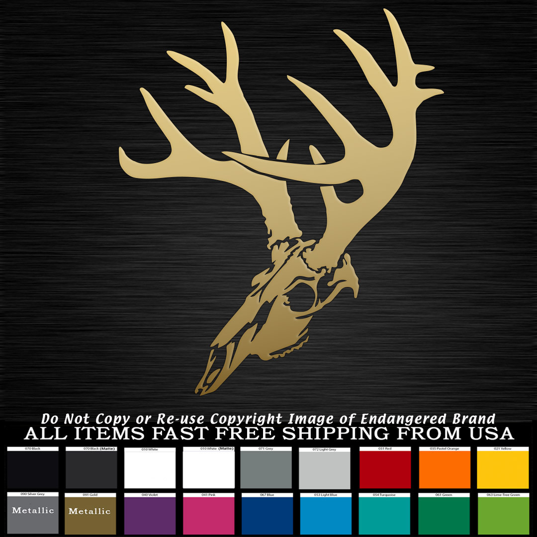 Deer Skull Decal