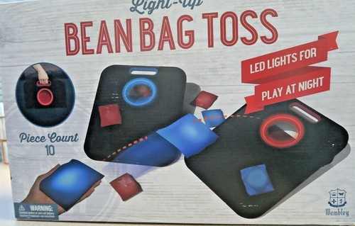 Wembley Light-Up Bean Bag Toss 10 Piece Count Bean Bags and Targets ...