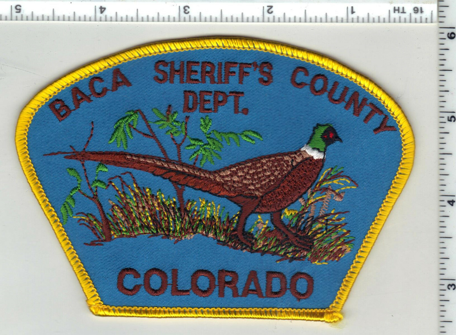 Baca County Sheriff's Office (Colorado) 3rd Issue Shoulder Patch | eBay