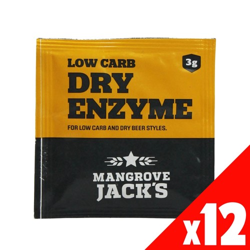 Low Carb Dry Enzyme Copper Tun 3g Sachet x12 Home Brew Breaks Down Malt ...